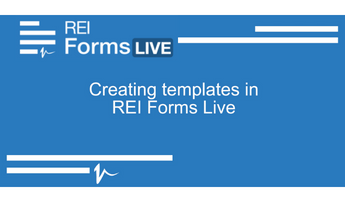REI Forms Live How To Videos